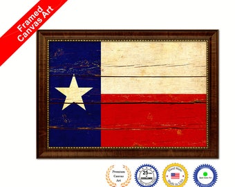 Framed Texas Flag - Etsy