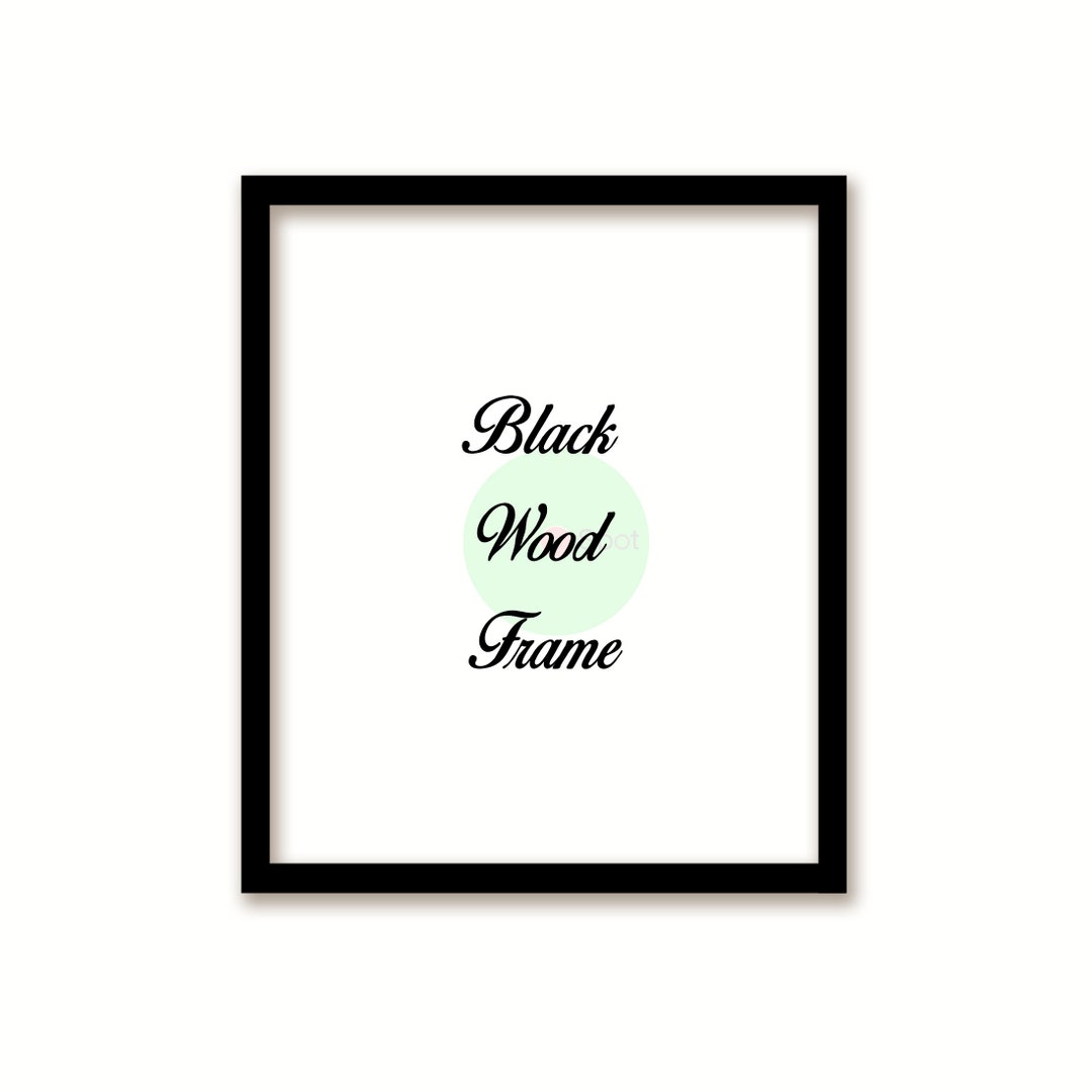 Black Wood Frame Signature Frames Perfect Modern Contemporary Painting ...