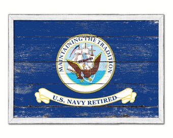 Retired Navy Flag - Etsy