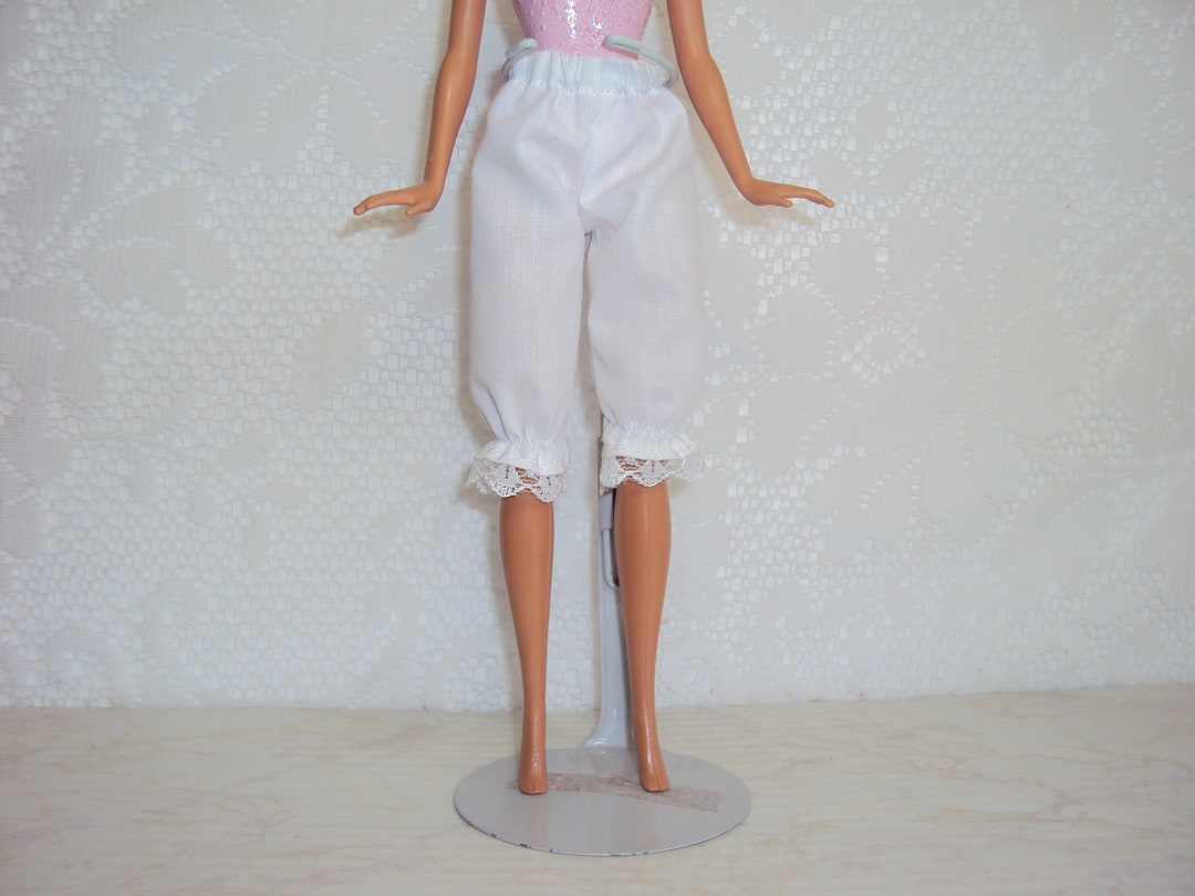 Bloomers or Pantaloons for Barbie ,cotton and Lace , Handmade - Etsy