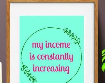 Affirmation wall art | Etsy