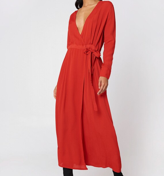 Silk Wrap Dress Linen Wrap Dress White Wrap Dress Wrap Wedding Etsy
