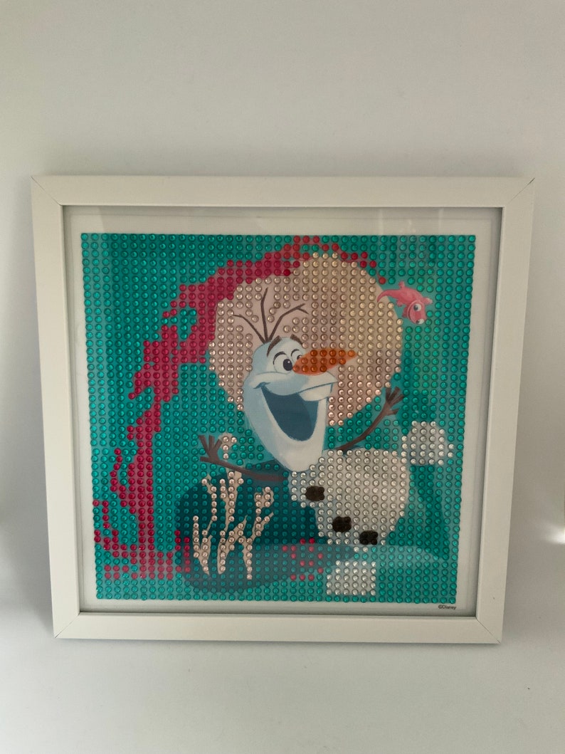 Disney Olaf the Snow Queen Painting - Etsy