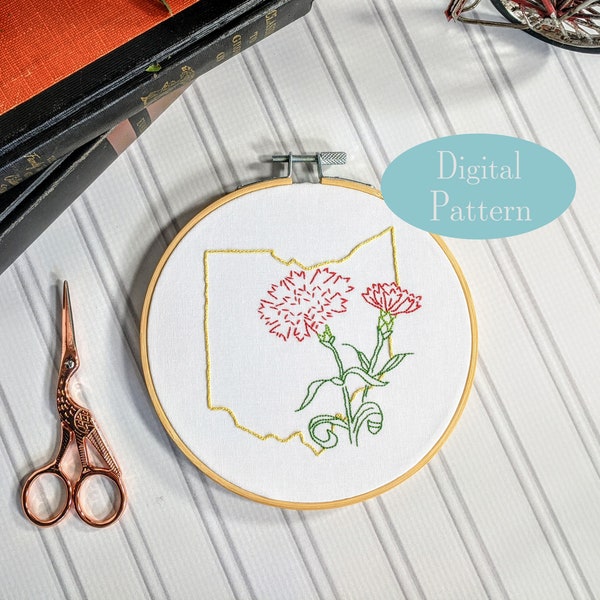 Ohio State Embroidery Designs - Etsy