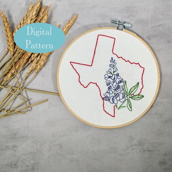 Texas Embroidery - Etsy