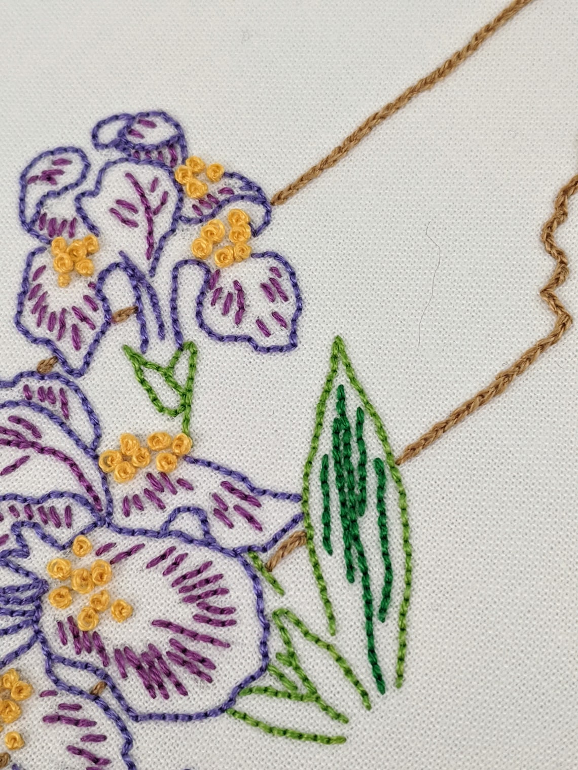 Digital Hand Embroidery Pattern I State of Tennessee Outline | Etsy