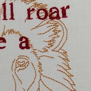 Lion Roar I Hosea I Scripture Hand Embroidery Pattern - Etsy