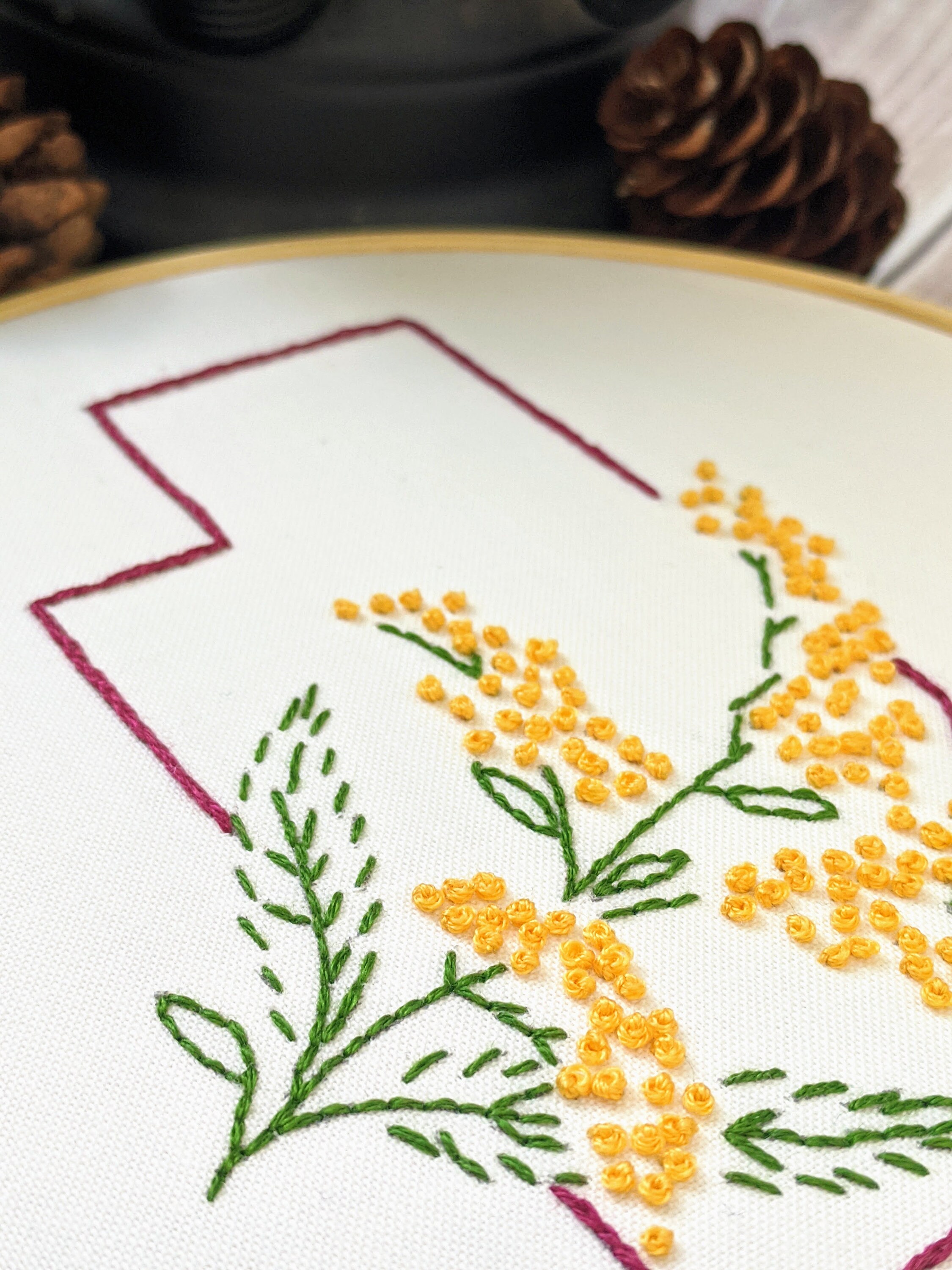 Digital Hand Embroidery Pattern I State of Nebraska Outline - Etsy