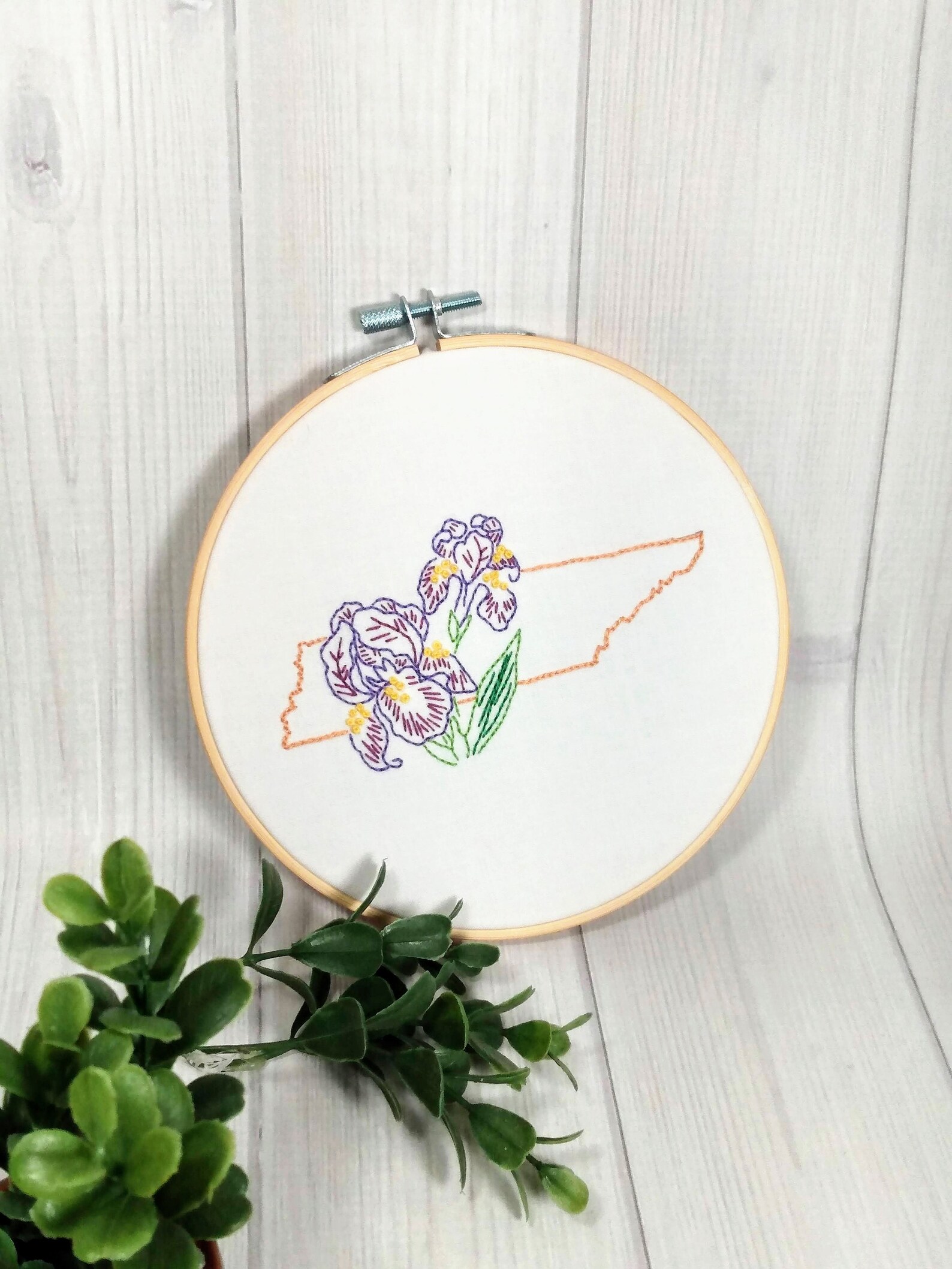 Digital Hand Embroidery Pattern I State of Tennessee Outline - Etsy