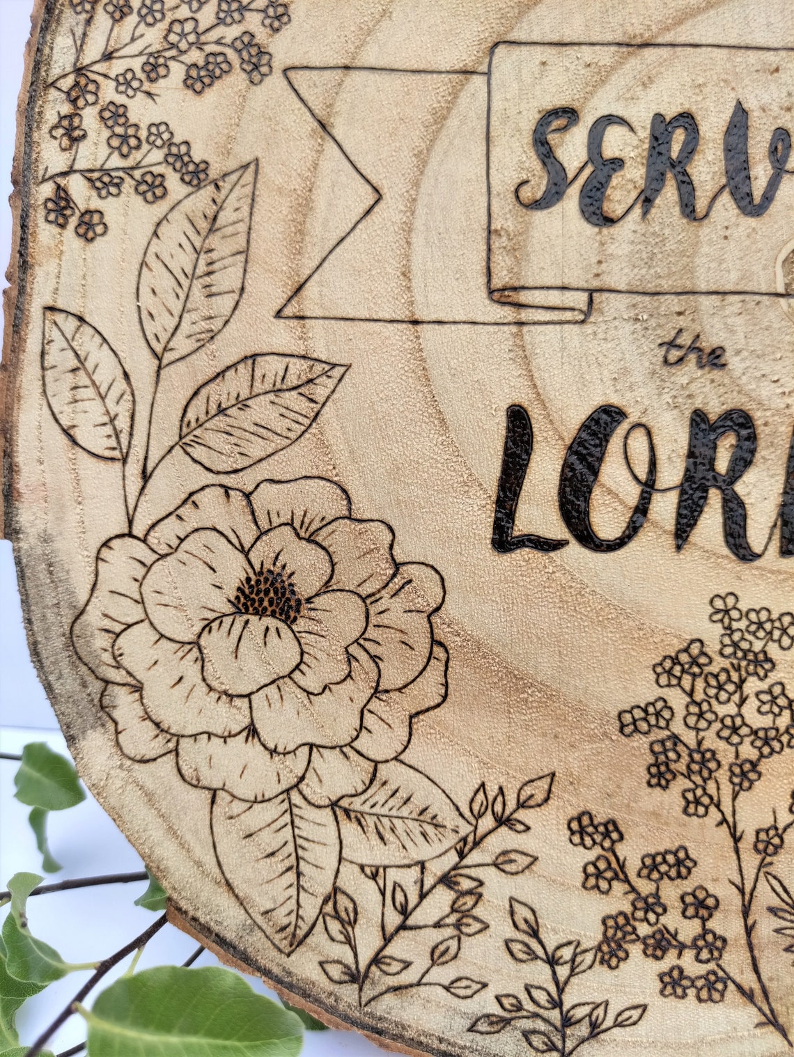 Bible Verse Wood Burned Wall Art Pyrography Verse of Encouragement ...