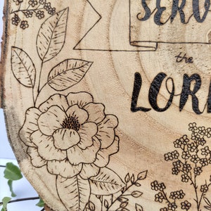 Bible Verse Wood Burned Wall Art | Pyrography Verse of Encouragement ...