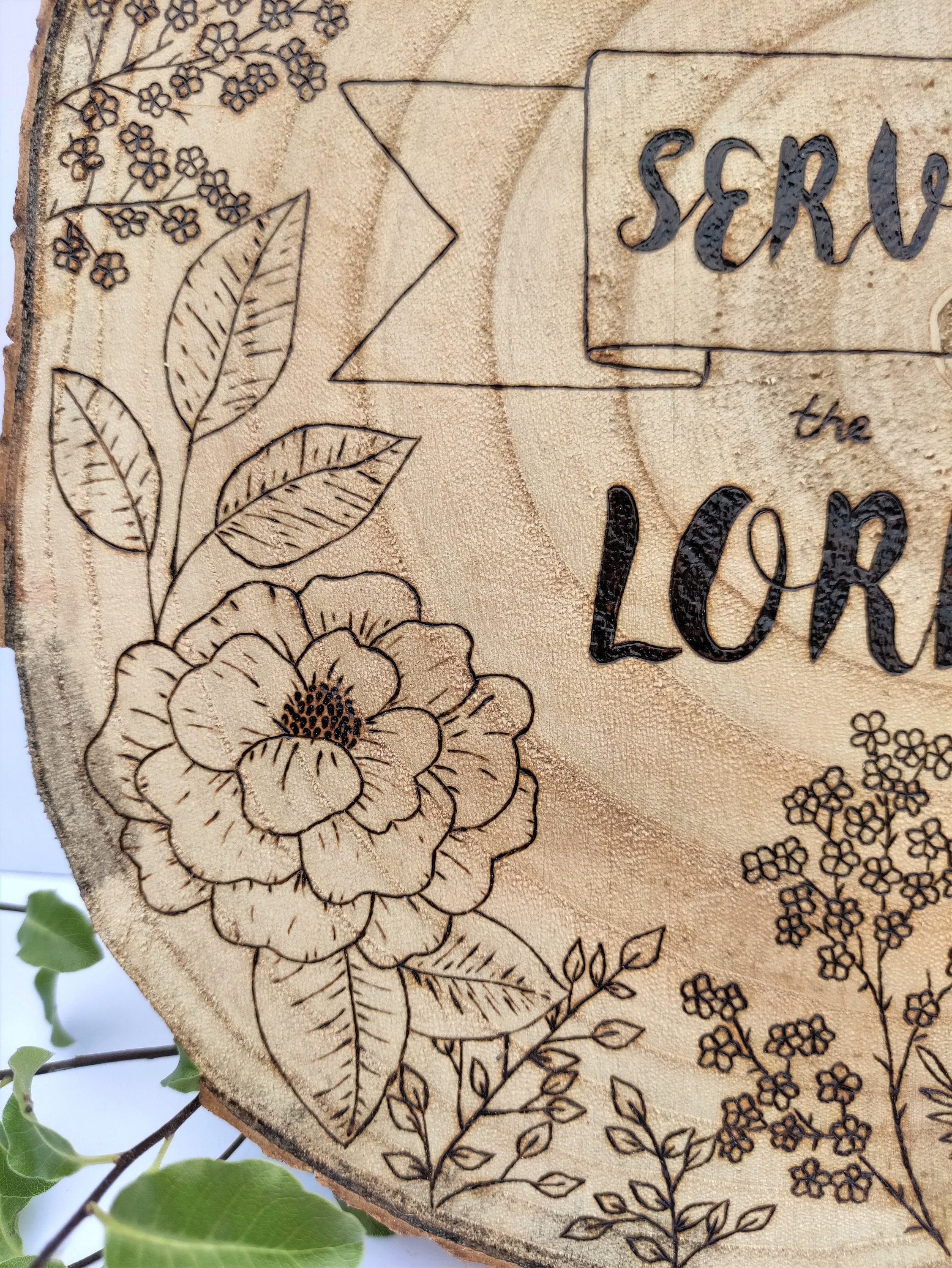 Bible Verse Wood Burned Wall Art Pyrography Verse of Encouragement ...