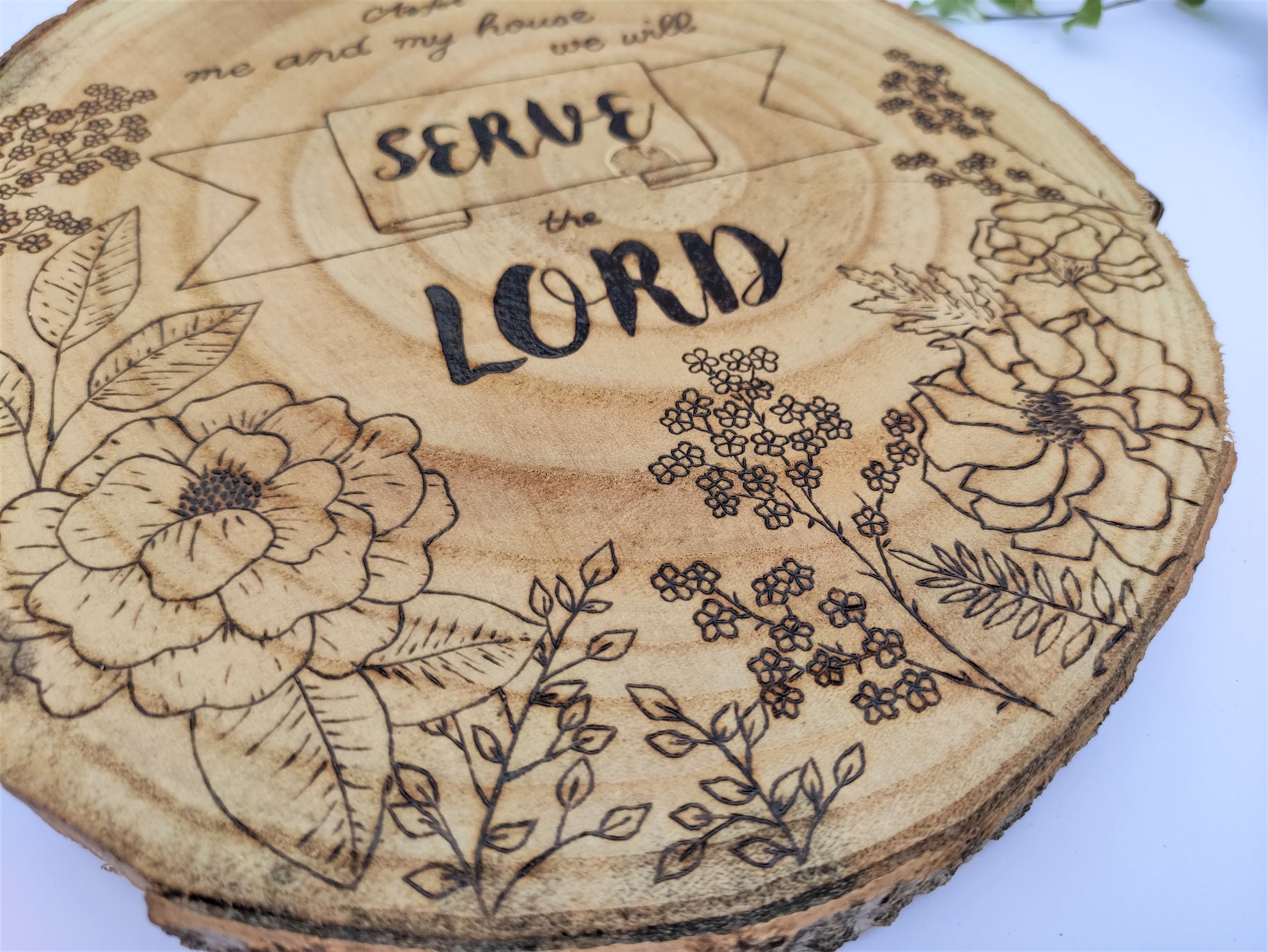 Bible Verse Wood Burned Wall Art Pyrography Verse of Encouragement ...