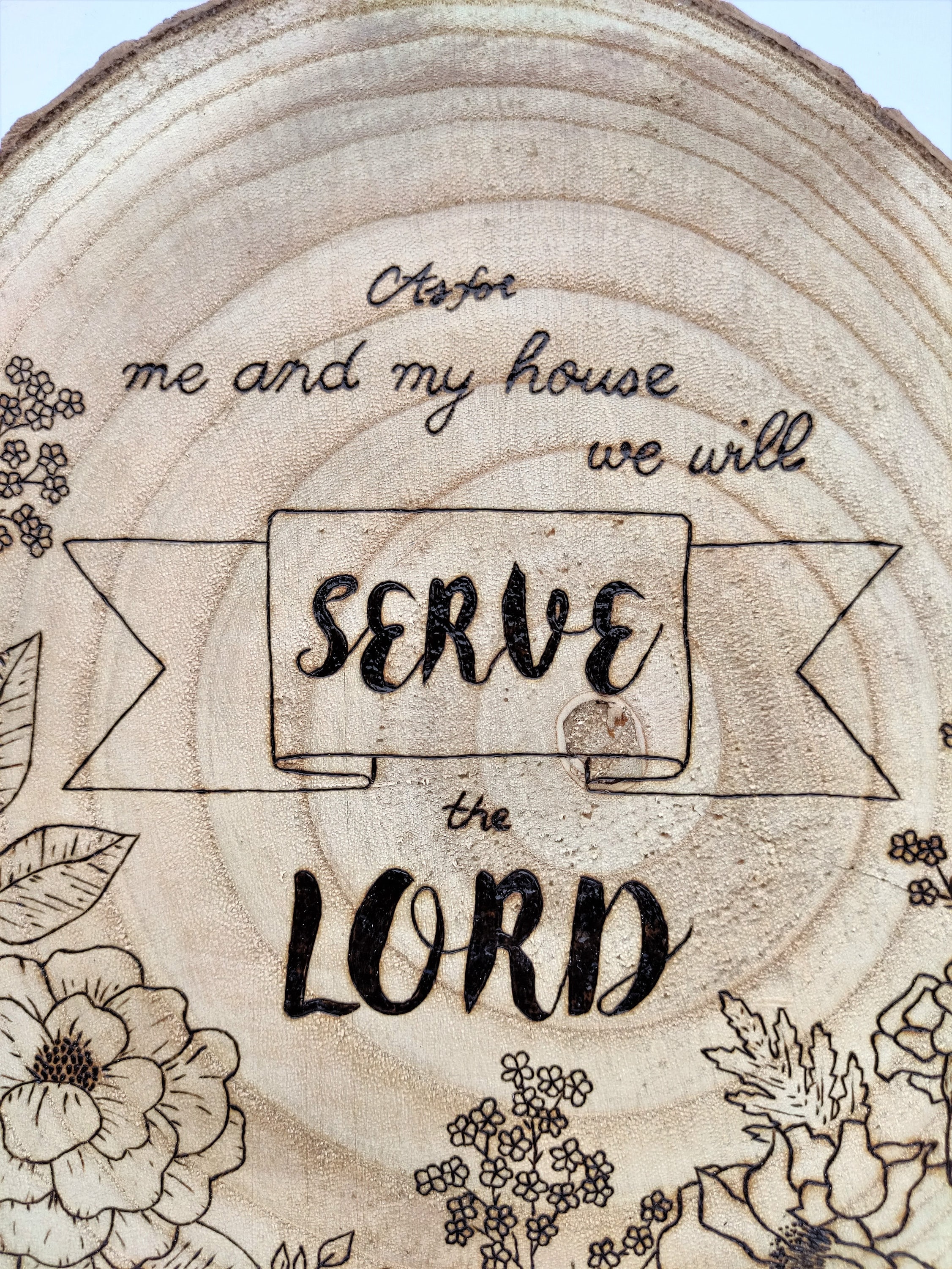 Bible Verse Wood Burned Wall Art Pyrography Verse of Encouragement ...