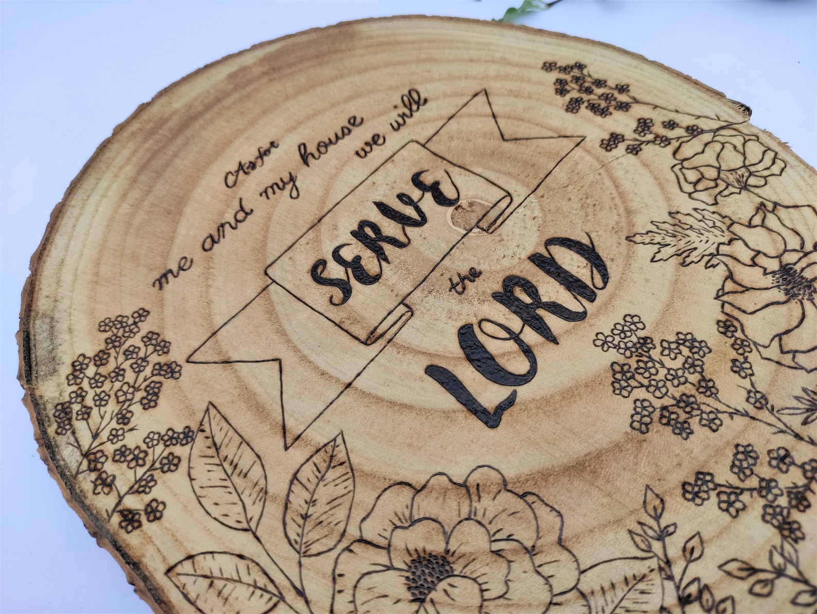 Bible Verse Wood Burned Wall Art Pyrography Verse of Encouragement ...