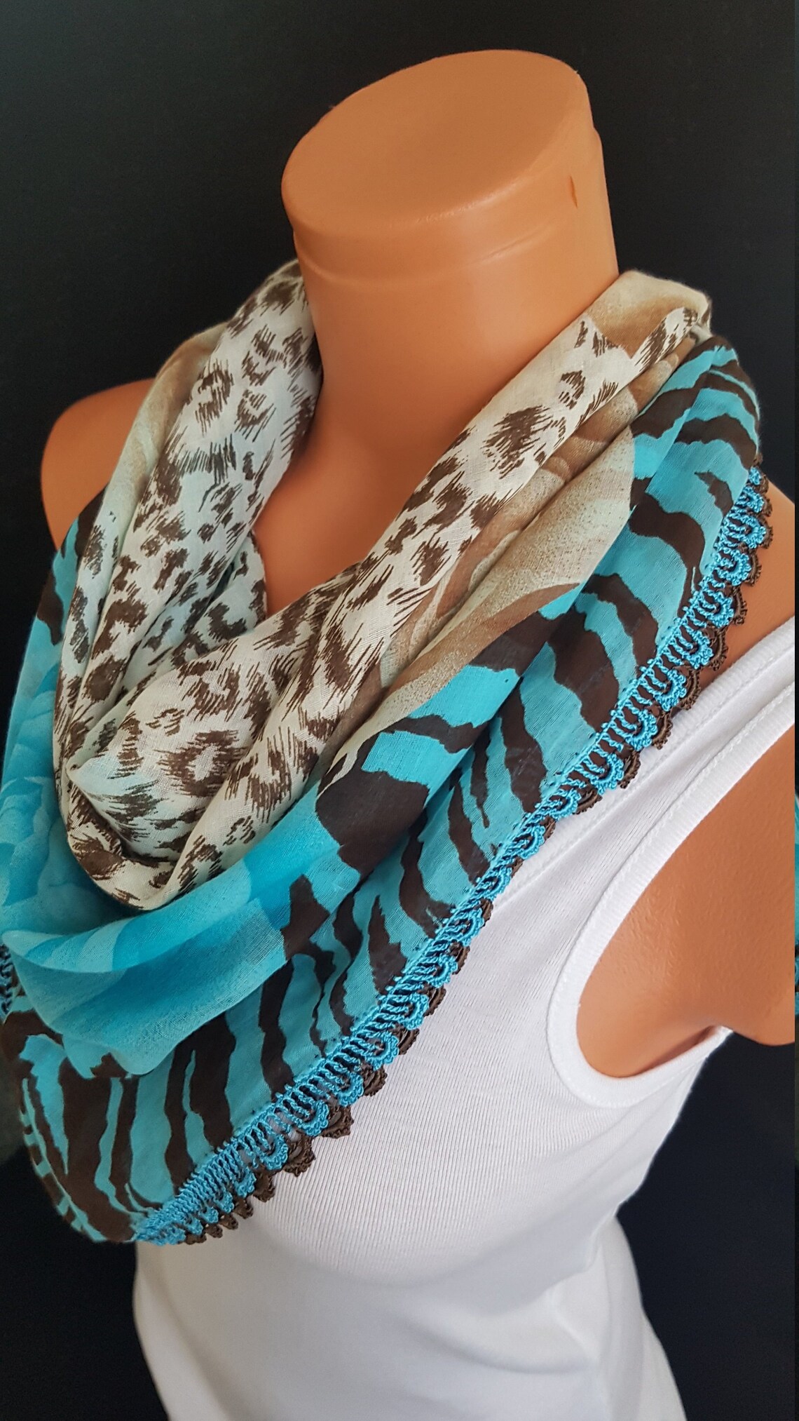 Colorful Scarf,scarf, Square Scarf, Wrap Scarf, Grey Scarf, Cream Scarf ...