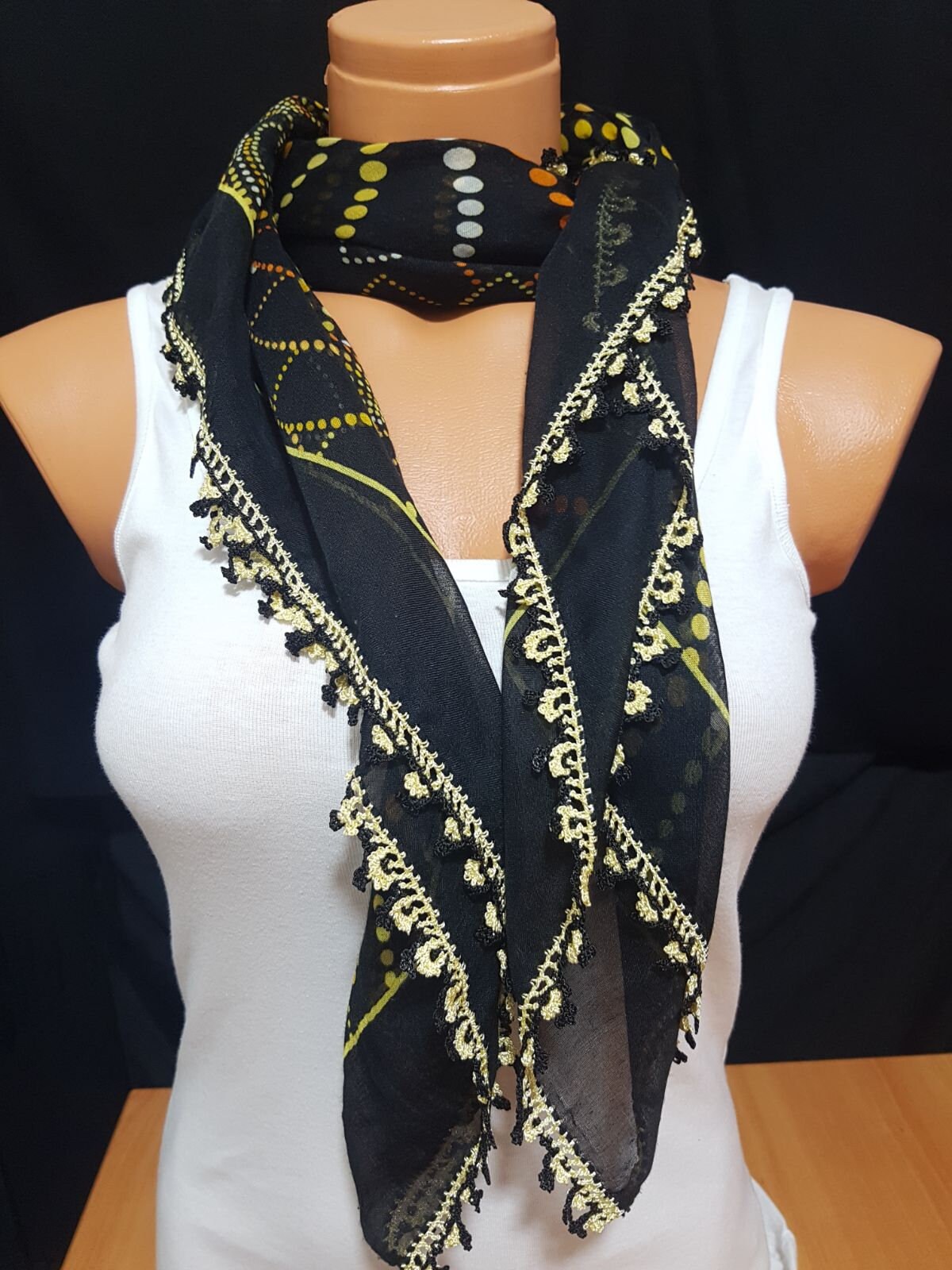 Traditional TURKISH Yemeni Scarf, Bandana, Headband, Shawl, Ethnic,oya ...