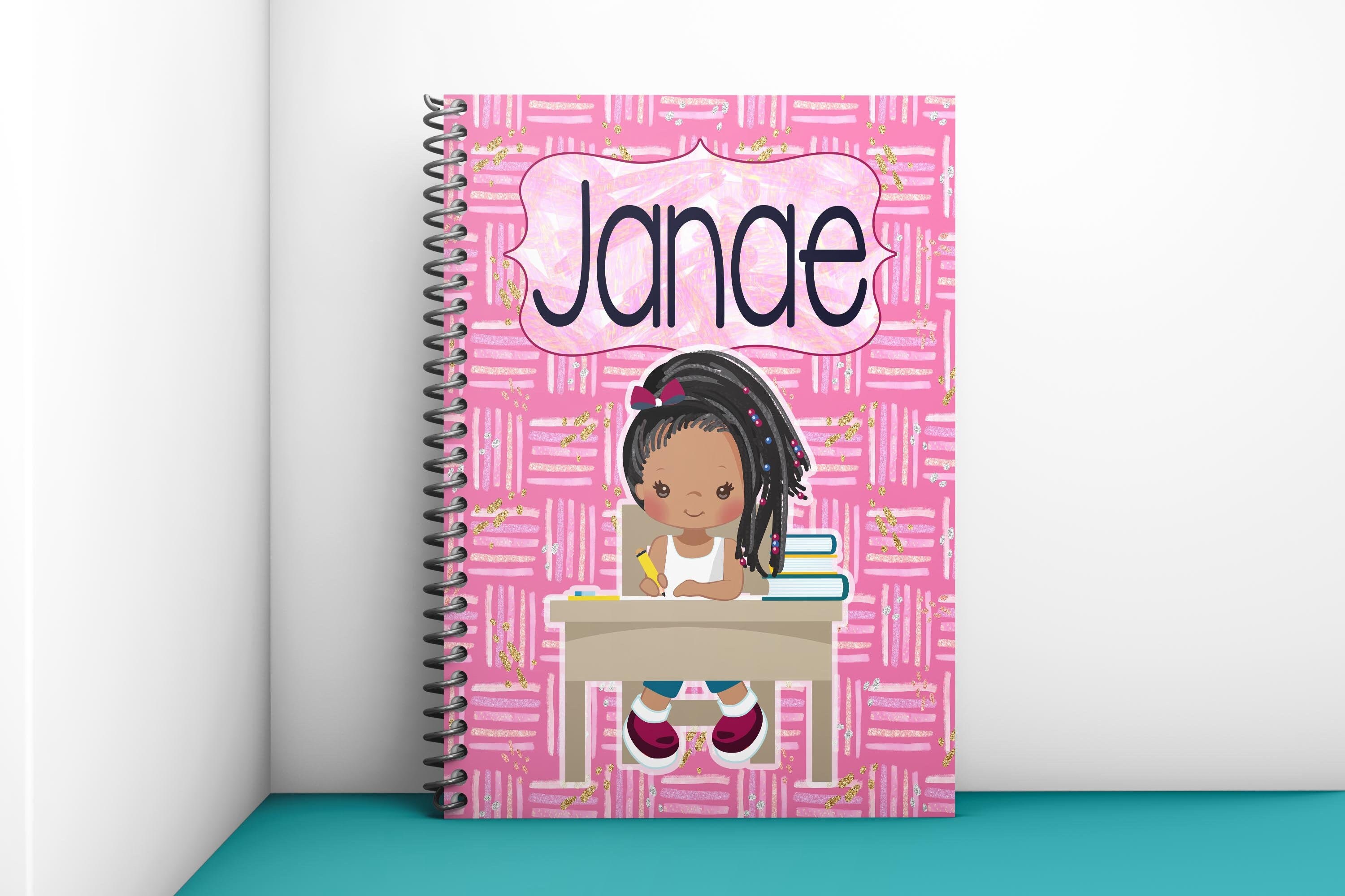 Notebook Black Girl Custom Notebook Custom Journal | Etsy