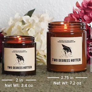 Two Degrees Hotter Scented Soy Candle, Funny Grad Gift for Her, Best ...