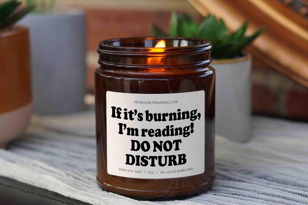 Bookstore Gift, Book Lover Candle Gift, Book Candle Scent, Book ...
