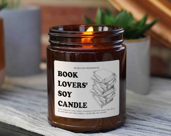 Book Lover Candle - Etsy