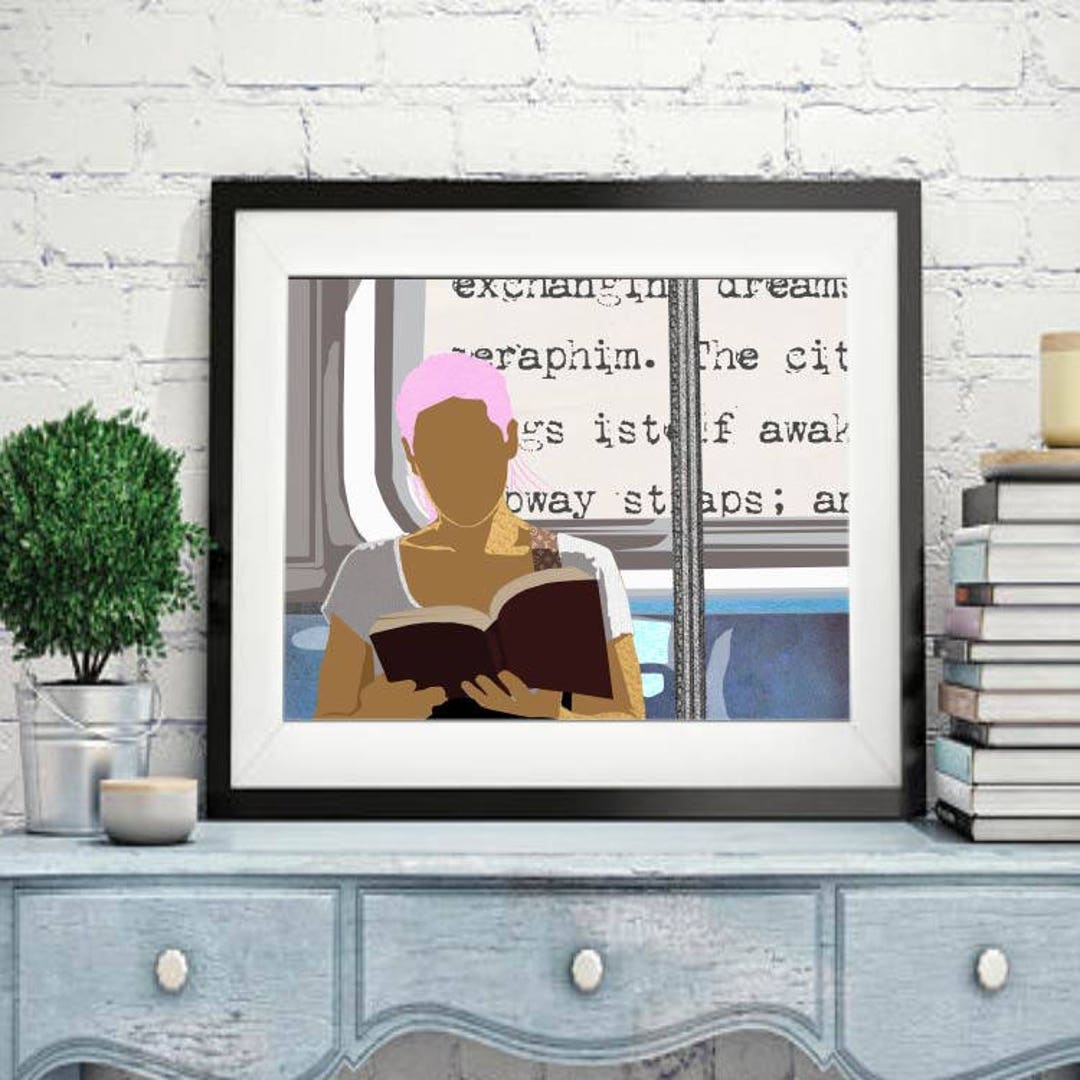 Subway Art, Digital Print, Instant Download, Maya Angelou Poem, Popular ...