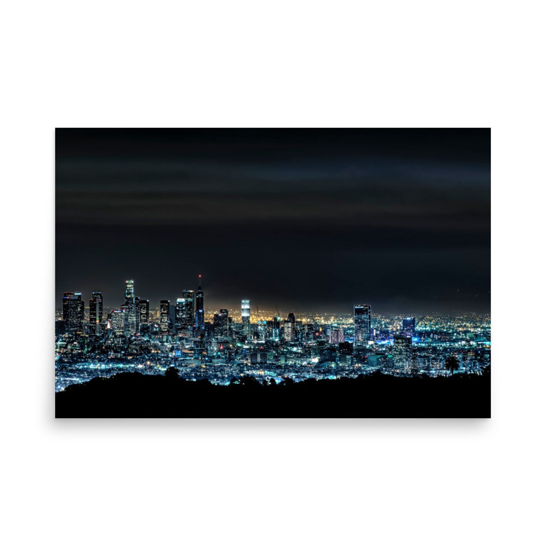 Los Angeles Downtown Poster - Etsy