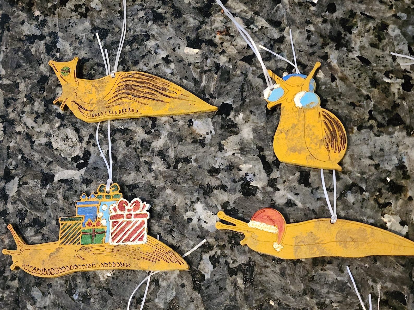 Banana Slug Christmas Ornaments - Etsy