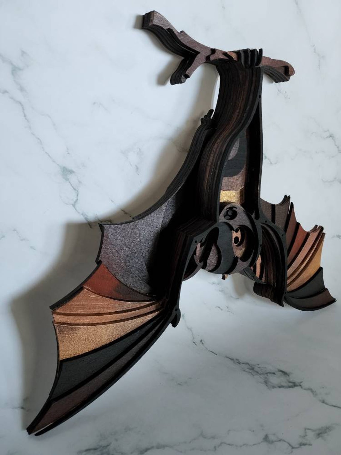 12 Layer Bat Art Piece - Etsy