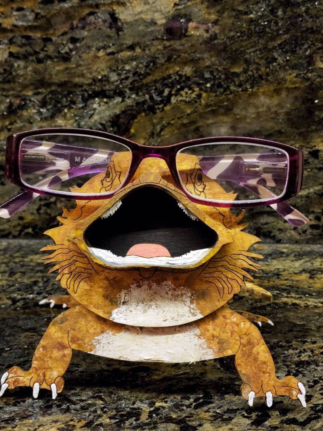 Bearded Dragon Lizard Eyeglass Glasses Holder - Etsy