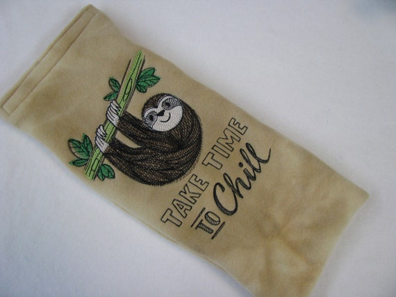 Zoopack Take Time to Chill Sloth Ice/heat Pack Cover can - Etsy