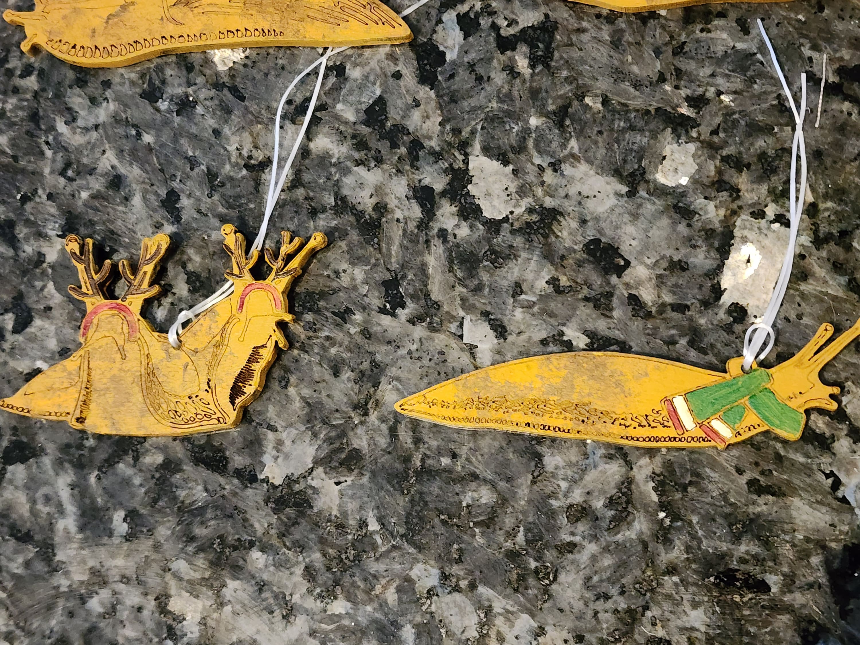 Banana Slug Christmas Ornaments - Etsy