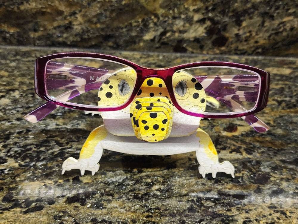 Leopard Gecko Eyeglass Glasses Holder - Etsy