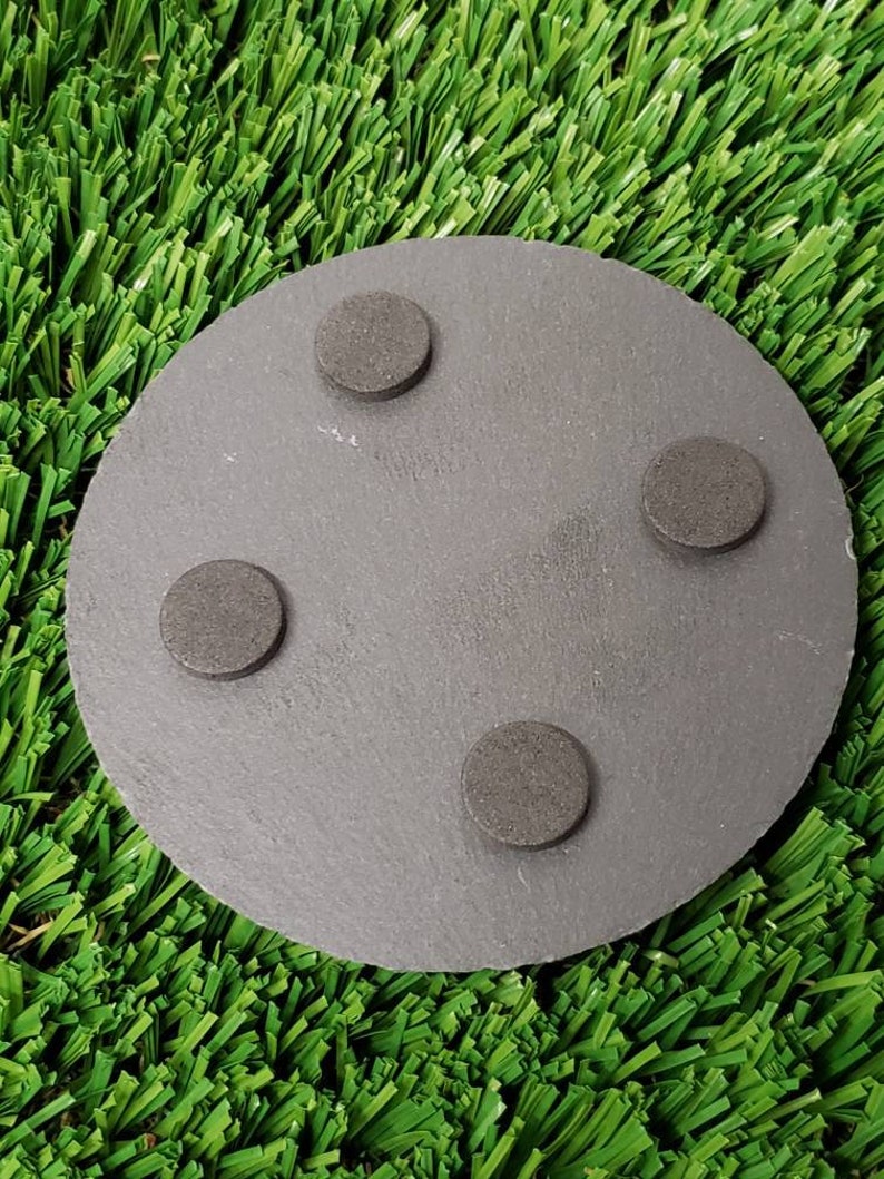 Capybara Paw Print on a Slate Coaster or Decorative Circle - Etsy