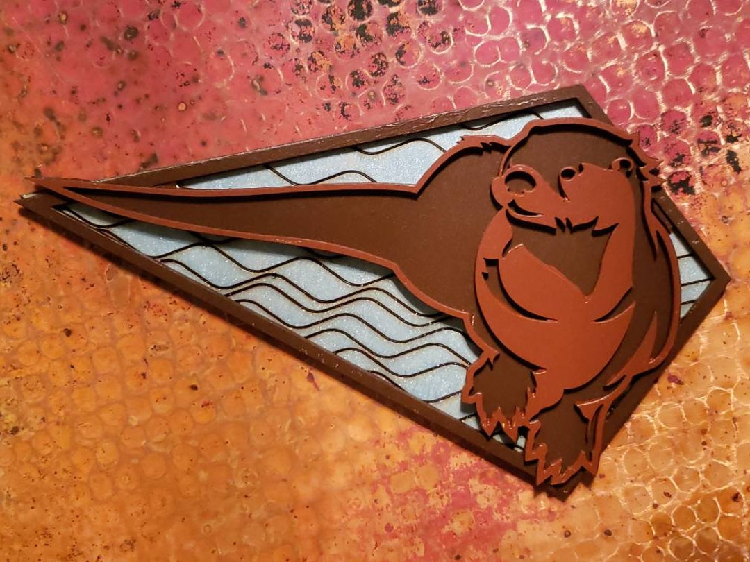 Otter 3D Layered Laser Cut Art Piece - Etsy