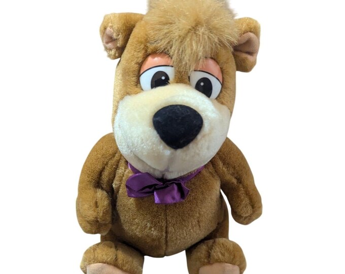 Vintage Yogi Bear BOO BOO Hanna Barbera 8”stuffed Animal Plush Sitting ...