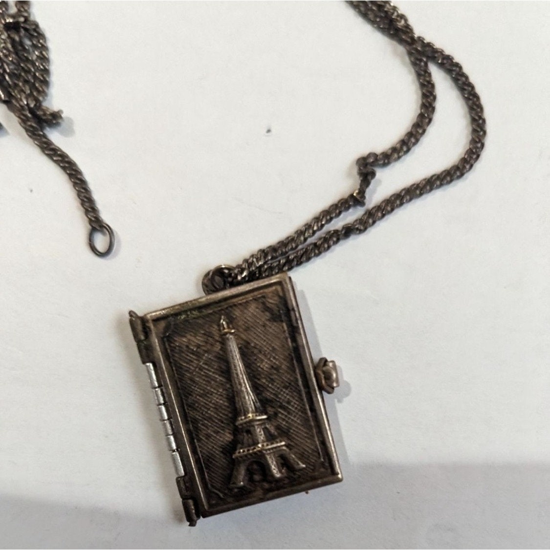 Antique French Paris Book Locket With Sepia French Photos Souvenir ...