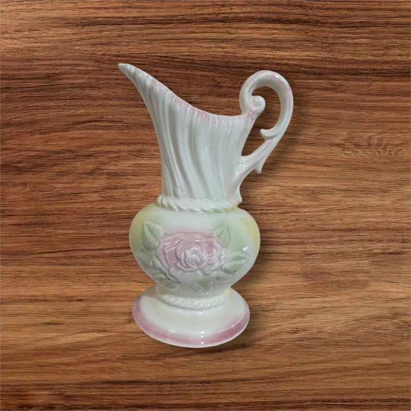 Pink Rose Pitcher - Etsy