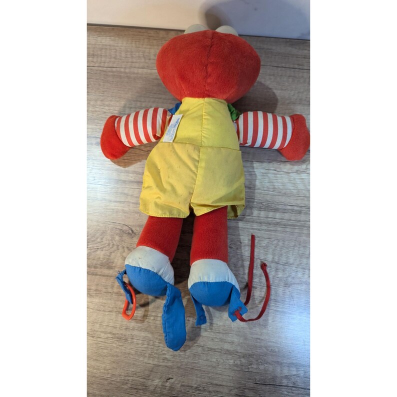 Playskool Dress Me up Elmo Vintage 1993 Button Zip Tie Buckle Snap ...