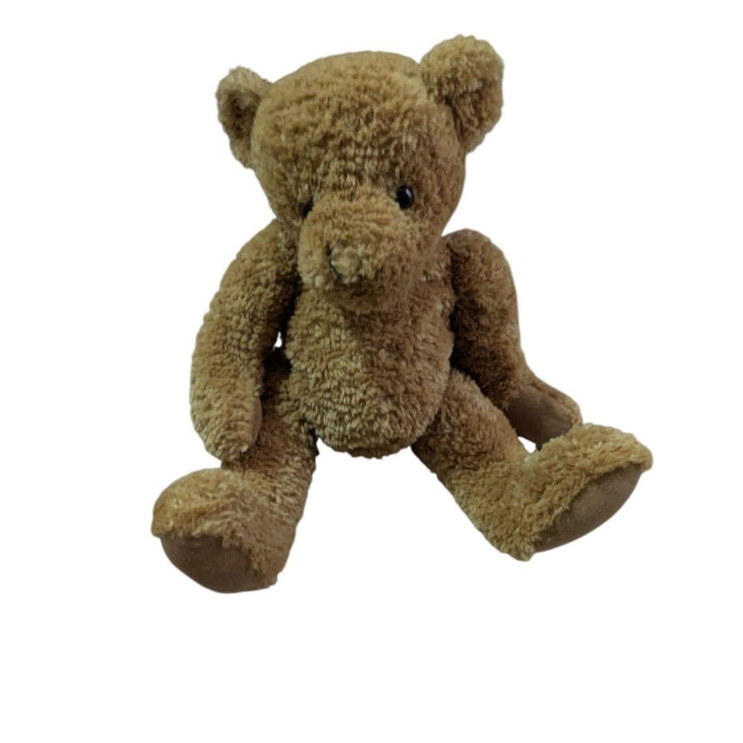 Vintage Golden Brown Plush Teddy Bear Stuffed Toy 17" Soft Cuddly ...