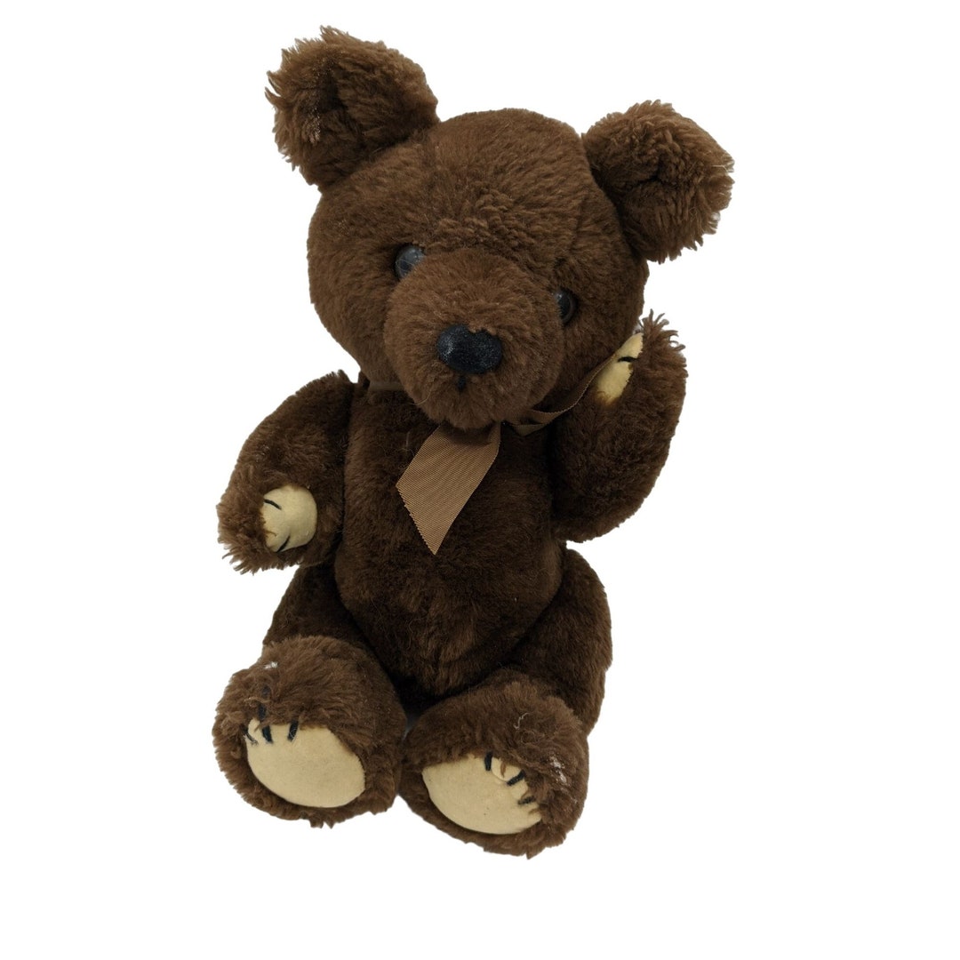 Daikin Brown Bear Plush Stuffed Animal Posable 11 In - Etsy