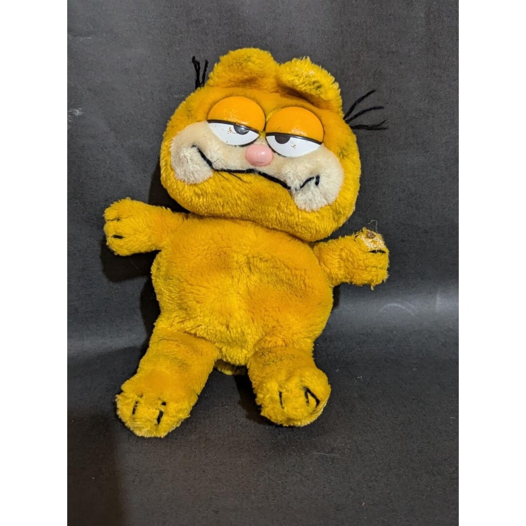 Vintage Garfield Cat Plush Stuffed Toy 1978 1981 Fun Farm Retro 9" - Etsy