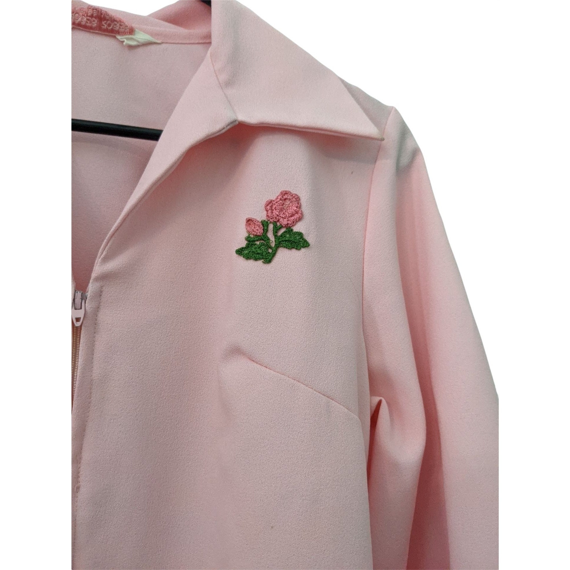 Vintage Avon Roses Hostess Gown Robe Size M Half Zip Belted Long - Etsy