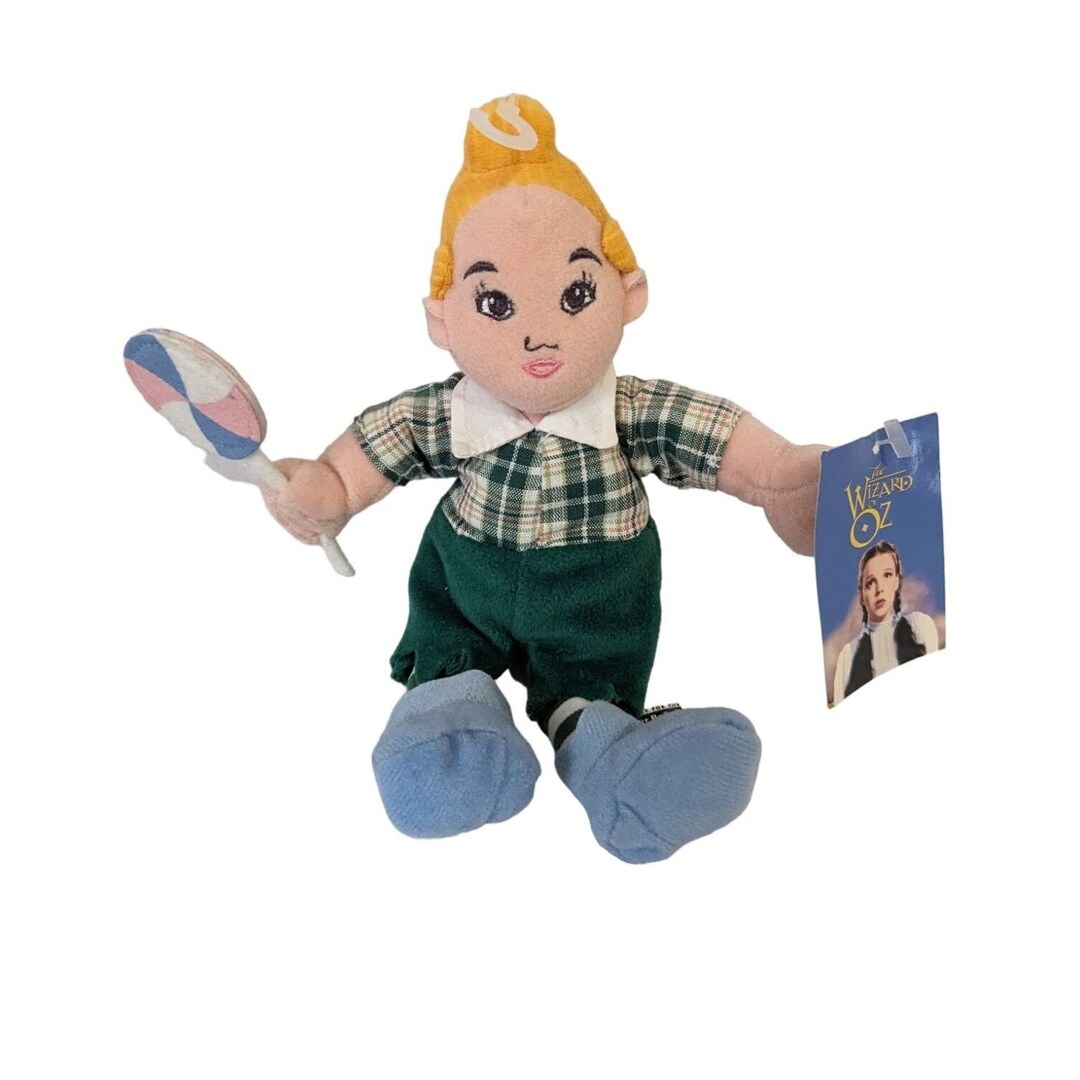 Warner Bros Plush Munchkin Boy Bean Bag Doll Wizard of Oz Lollipop ...