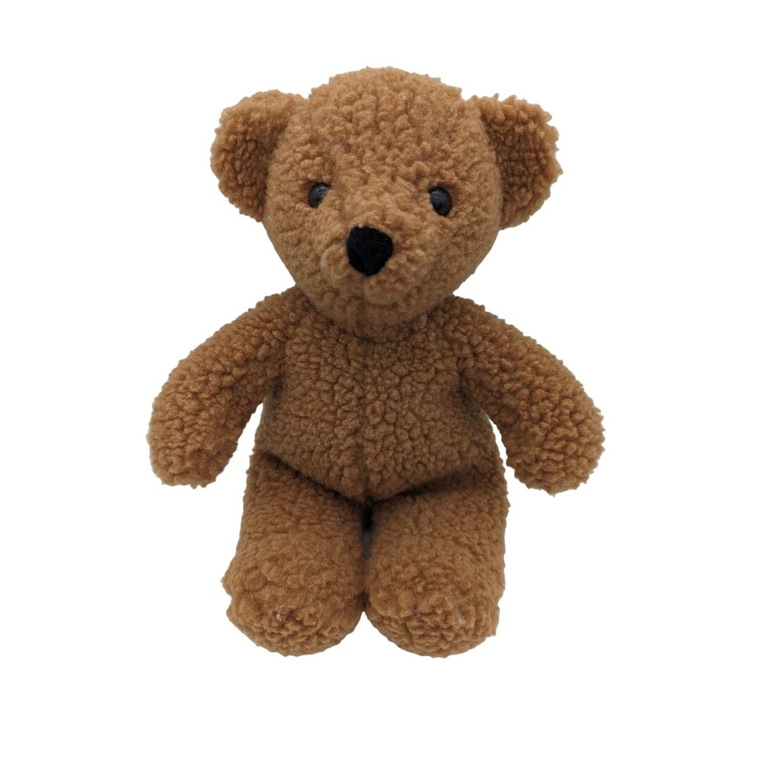 Vintage FAO Swartz Teddy Bear Plush Stuffed Animal Brown 12: Black Nose ...