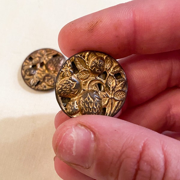 Large Antique Buttons - Etsy