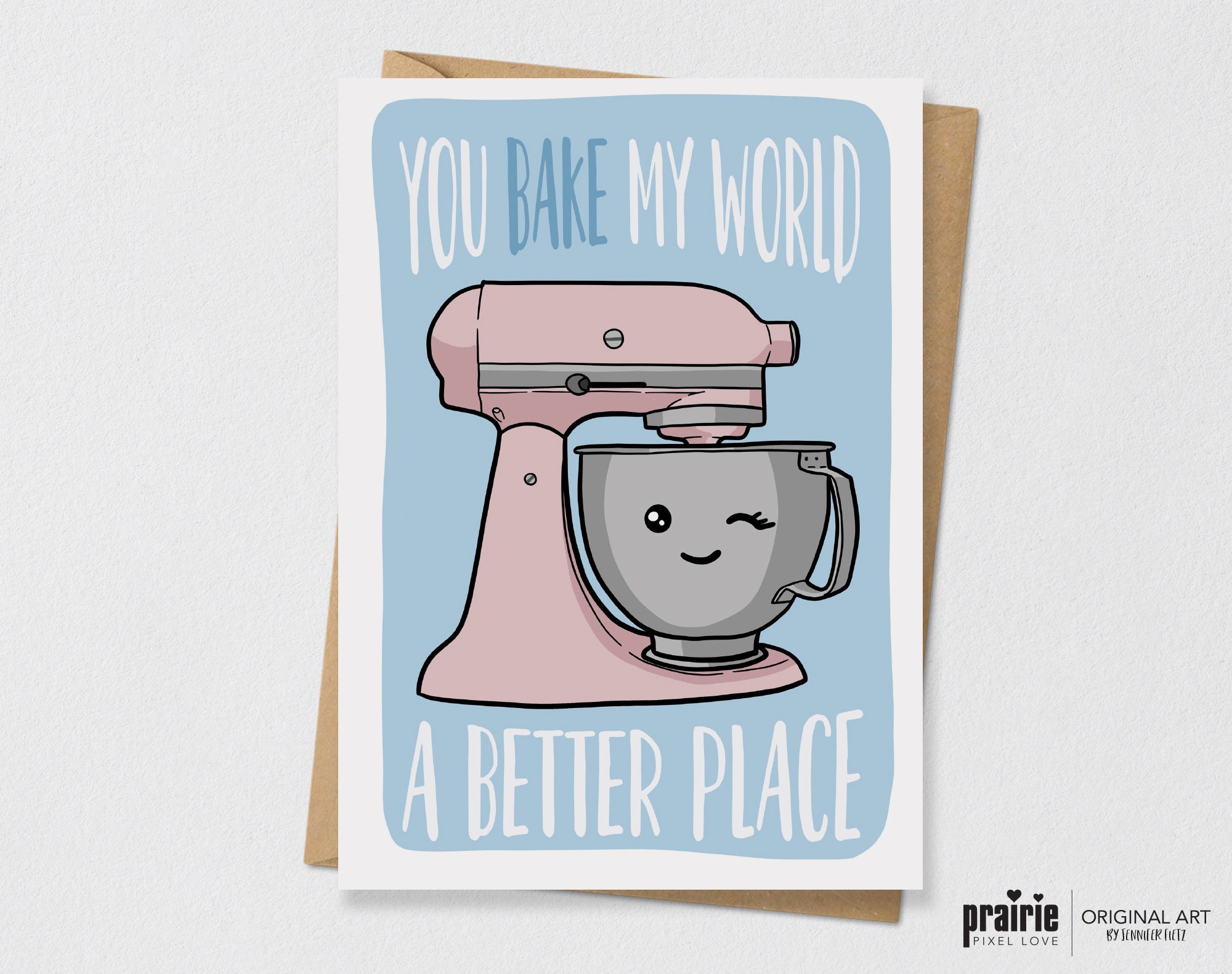 Baking Pun Card, Baking Birthday Card, Food Greeting Card, Cooking ...