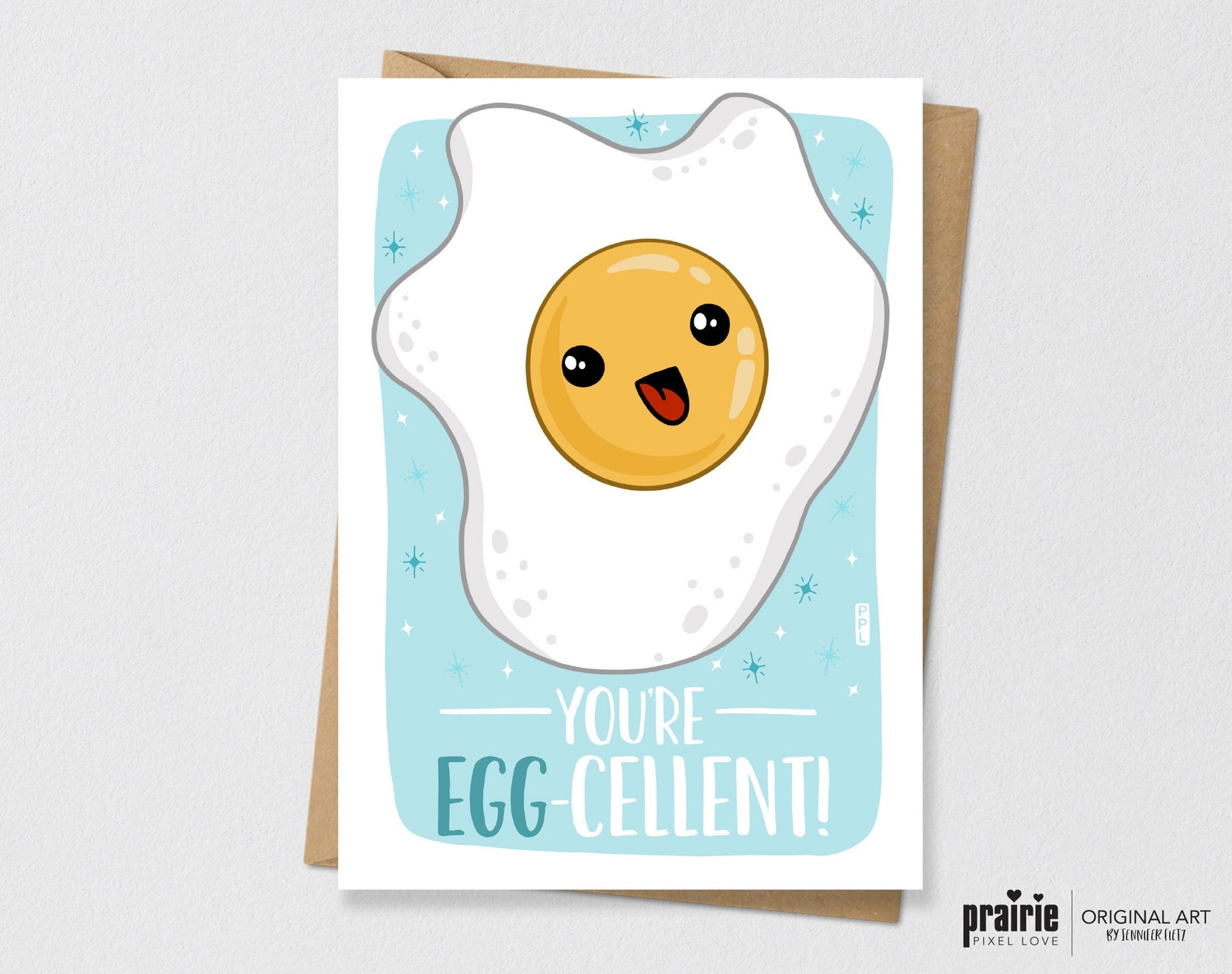Egg Pun Card, Egg-celllent, Egg Birthday Card, Egg Valentines, Kids ...