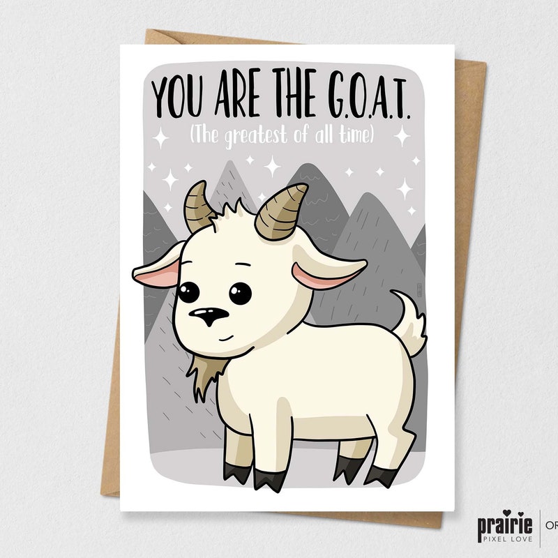 Goat Birthday Card - Etsy