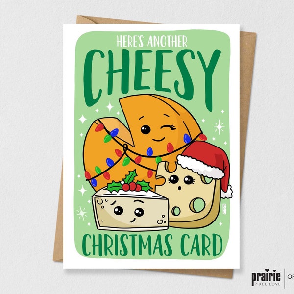 Cheese Birthday Card - Etsy
